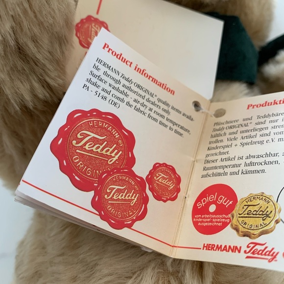 Hermann Teddy Bear | Accents | Teddyhermann Vintage No 352 Collectors ...